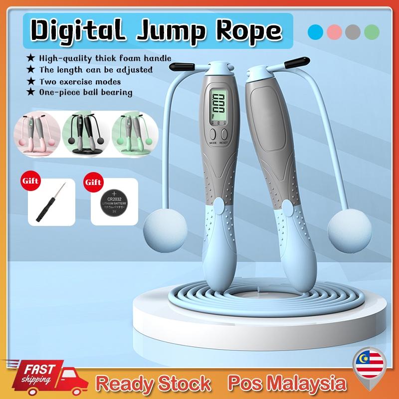 Weight Skipping Rope Ball Bearing Skip Rope Tali Lompat Digital ...