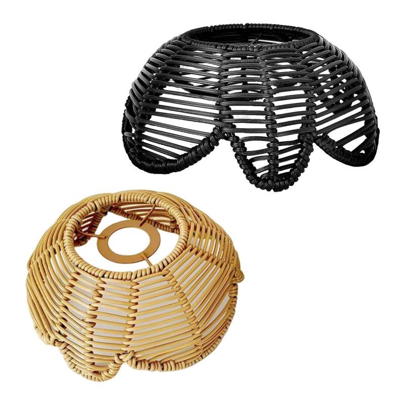 Teduhan Lampu Rotan, Tenunan Tangan, Hiasan Buatan Tangan, Teduhan ...