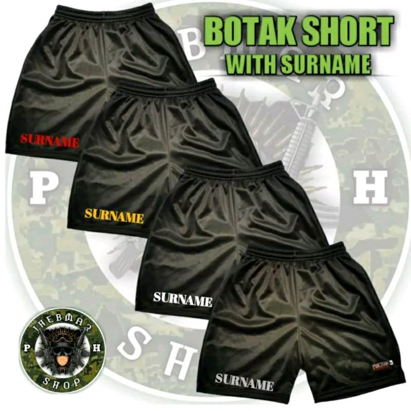 BOTAK SHORT WITH SURNAME(SEND US YOUR SURNAME) - TikTok Shop Philippines