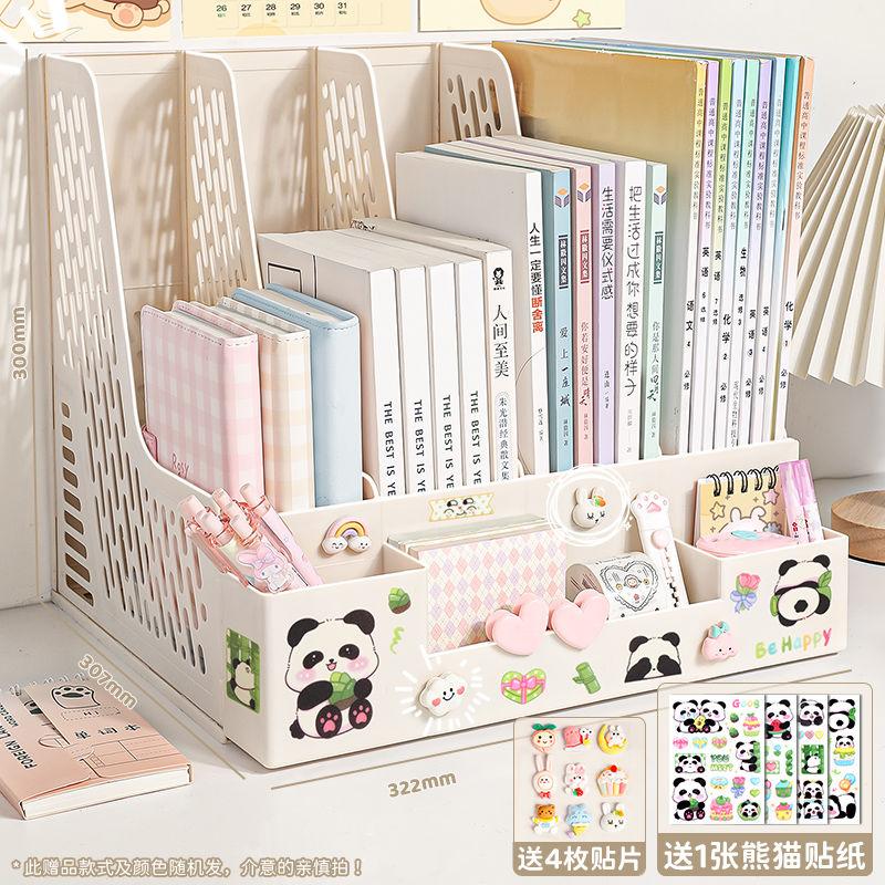 Rak Penyimpanan Fail Panda, 2025, Hujung Buku, Rak Buku Desktop ...