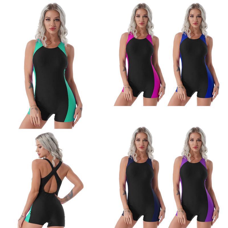 HULIJA Swimsuit For Women One Piece Swimsuit Modest Training Swimwear ...
