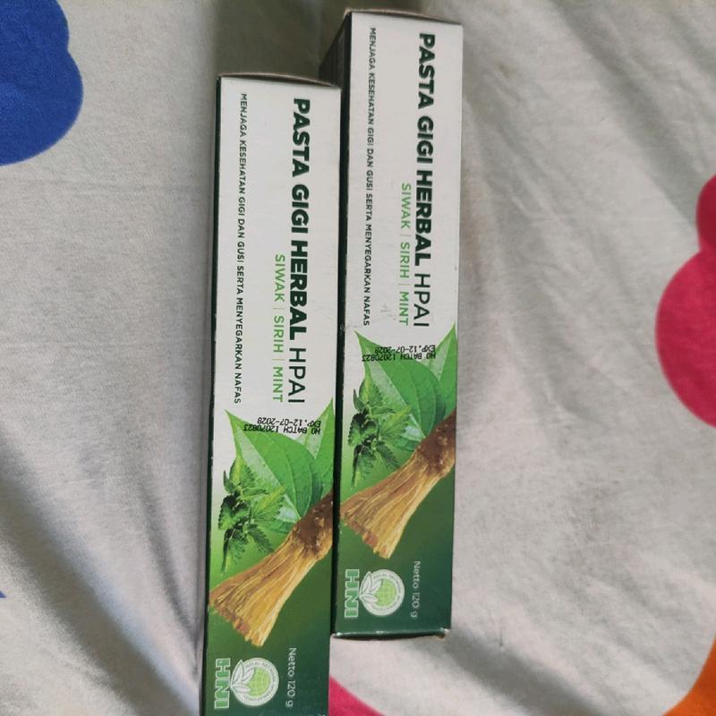(HEMAT) 2 Pack Pasta Gigi Herbal (PGH) Siwak Sirih Mint HNI HPAI - Shop ...