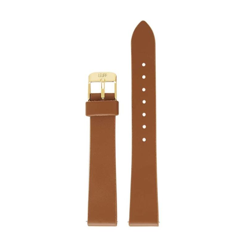 LEUPP Caramel/ Gold Watch Strap, 16mm - TikTok Shop Philippines