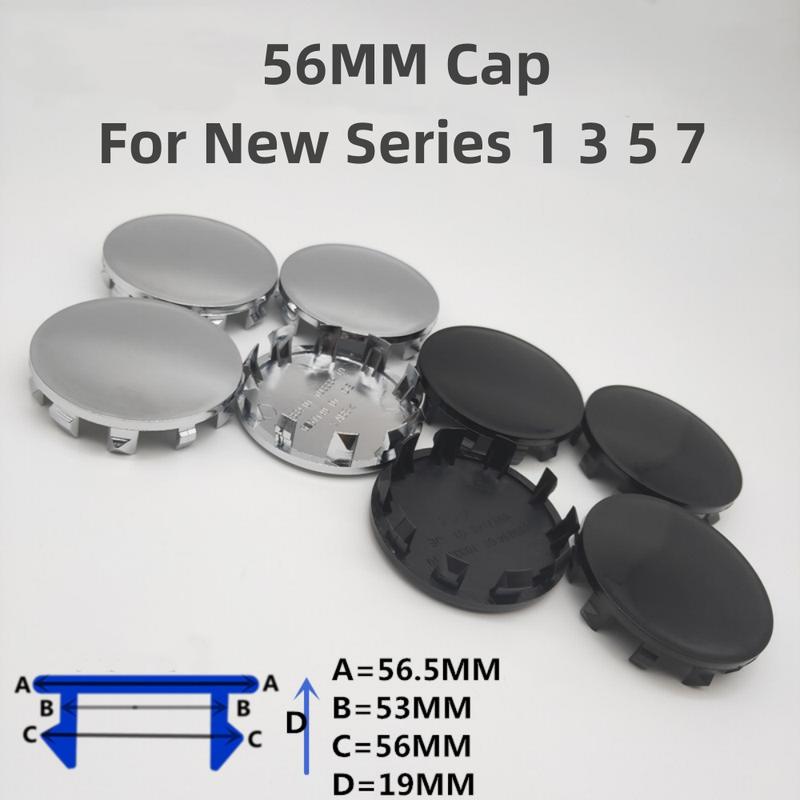4pcs 56mm Blank Car Wheel Center Caps Fit for 56mm Emblem Logo - TikTok ...
