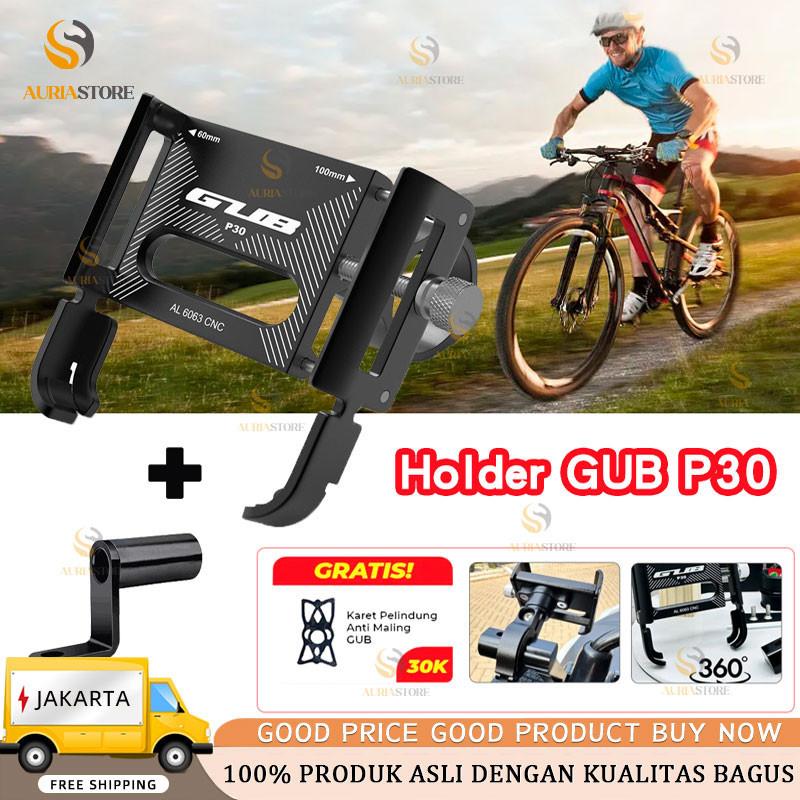 GUB P30 Original Holder Hp Motor Dudukan Ponsel Aluminium Aloy panyekel ...