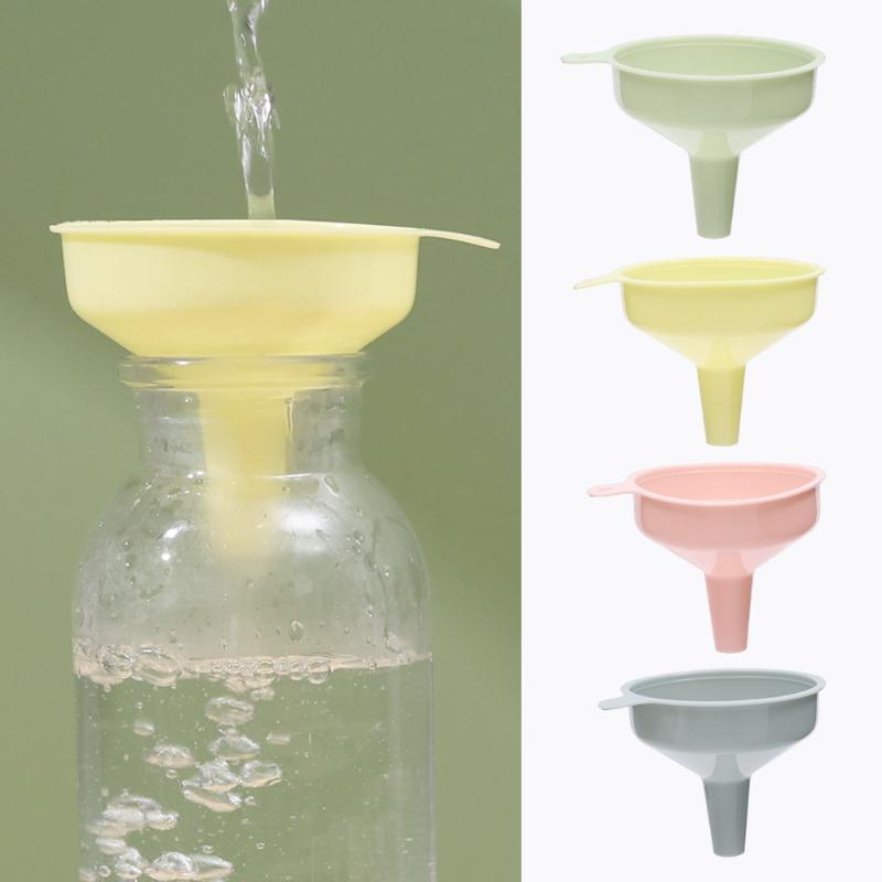 New Reusable Colorful Plastic Funnel Set Funnel Set Tool Hanging ...