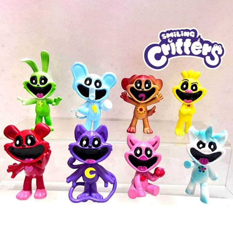 8PCS Smiling Critters Figure Smiling Critters Cat Nap Dog Da - TikTok ...