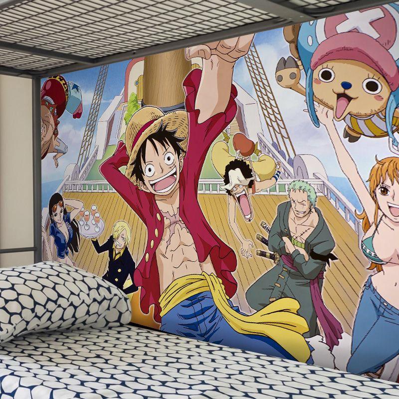 Pelekat Dinding One Piece, Reka Bentuk Luffy dan Zoro, Sesua - TikTok ...