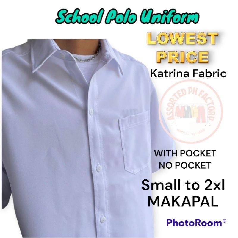 WHITE POLO SCHOOL UNIFORM FOR BOYS WITH POCKET//CB//STRAIGHT - TikTok ...