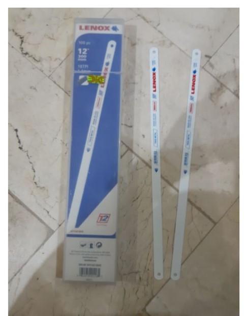 Authentic Lenox Hacksaw Blade 18Tpi (per pc) Handsaw Metal Blade ...