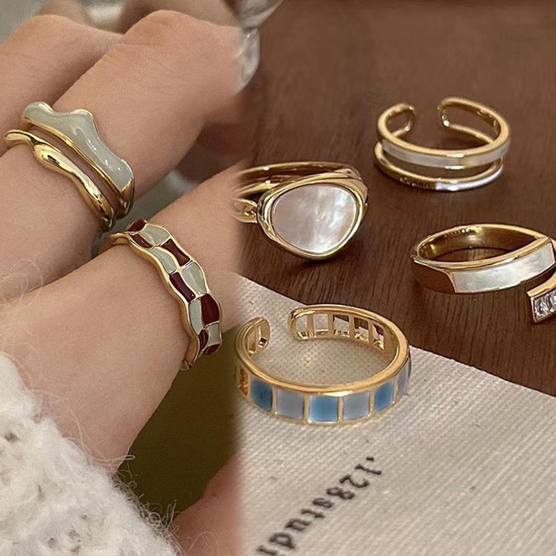 Cincin Terbuka, Gaya Vintaj, Reka Bentuk Papan dam, Cincin Jari ...
