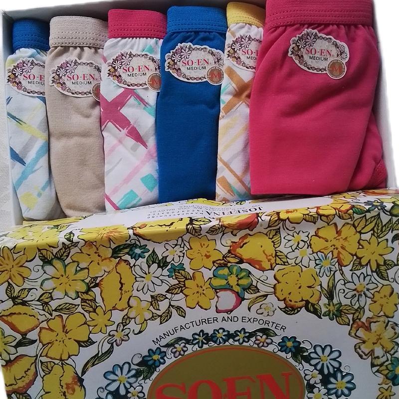 6 PCS SOEN BBC MID WAIST BIKINI BRIEF STYLE COTTON PANTY PLAIN - TikTok ...