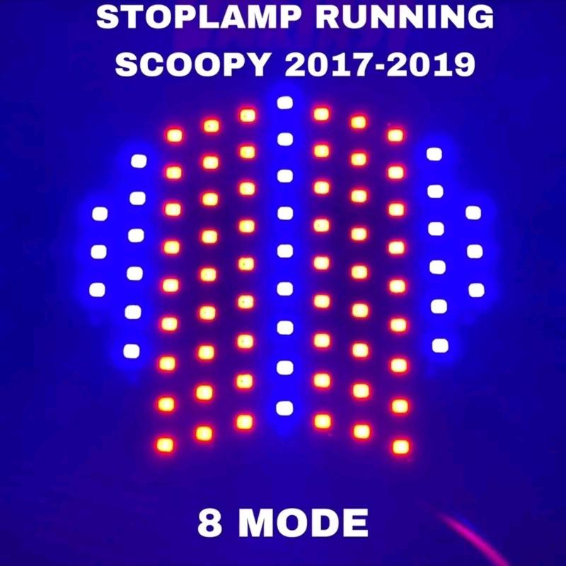 Stoplamp Lampu Rem LED Running Scoopy Donat 2017 2018 2019 8 - Shop | Tokopedia