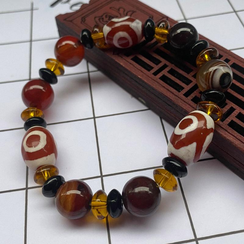 Gelang Manik Dzi Tibet, Bahan Alamiah, Mantra Ampuh, Membawa - TikTok ...