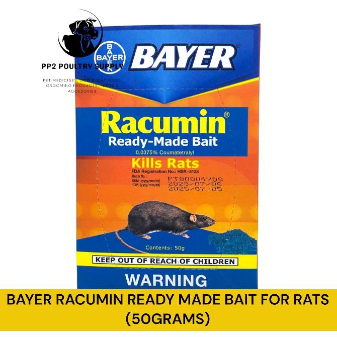 BAYER RACUMIN READY-MADE BAIT FOR RATS (50g) - TikTok Shop Philippines