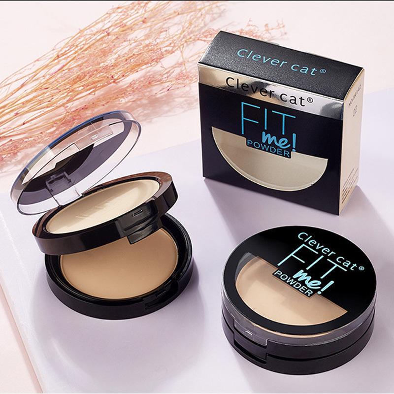 Double layer powder makeup setting powder concealer wet powder ...