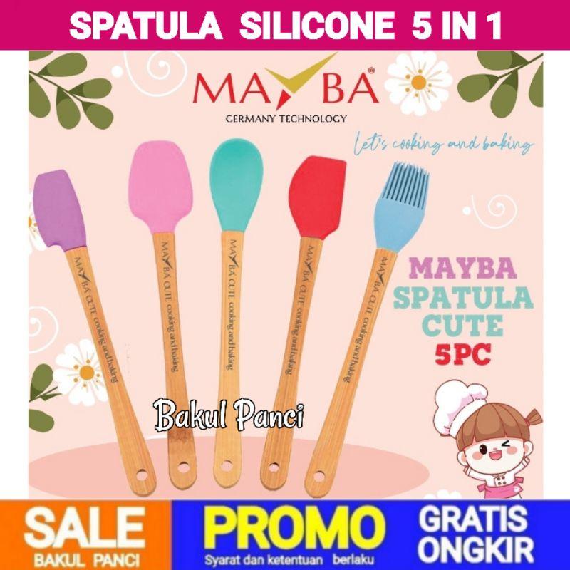 MAYBA SPATULA SET CUTE 5 IN 1 SILICONE - TURNER SUTIL SODET - Shop ...