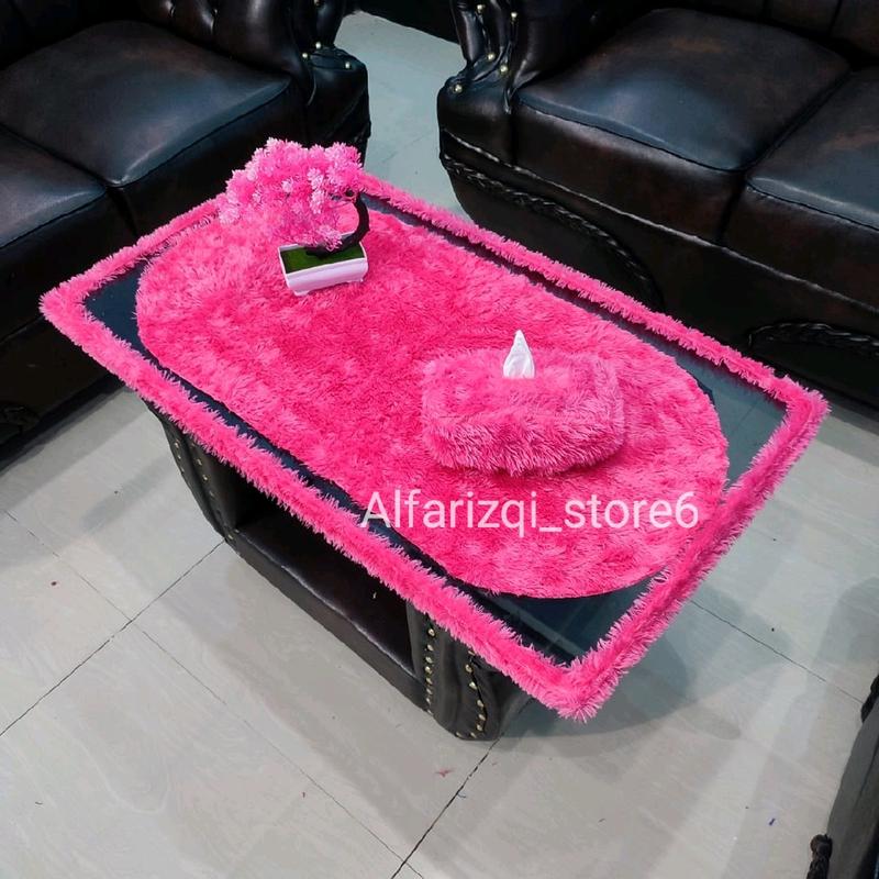 taplak oval bulu raspur bando tisu ukuran 100×50 cm / taplak - Shop ...