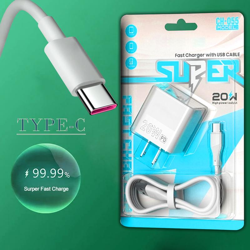 CH-055 Type-c Universal Fast Charger Travel Charger 20WDP High - TikTok ...