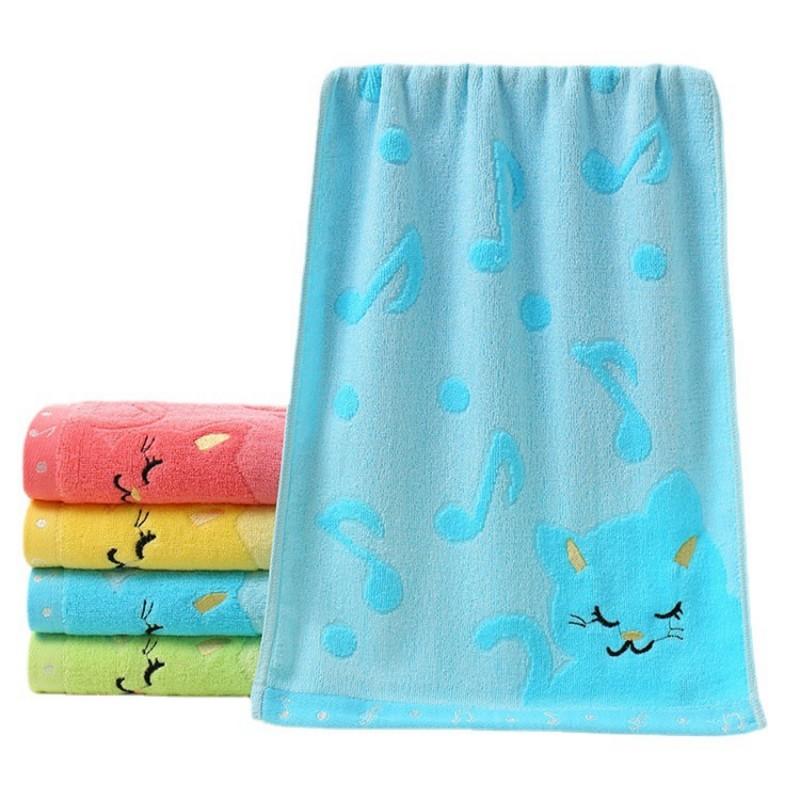 Tuala Bayi Kanak-kanak Lembut, Tuala Mandi Kapas Kucing Kartun ...