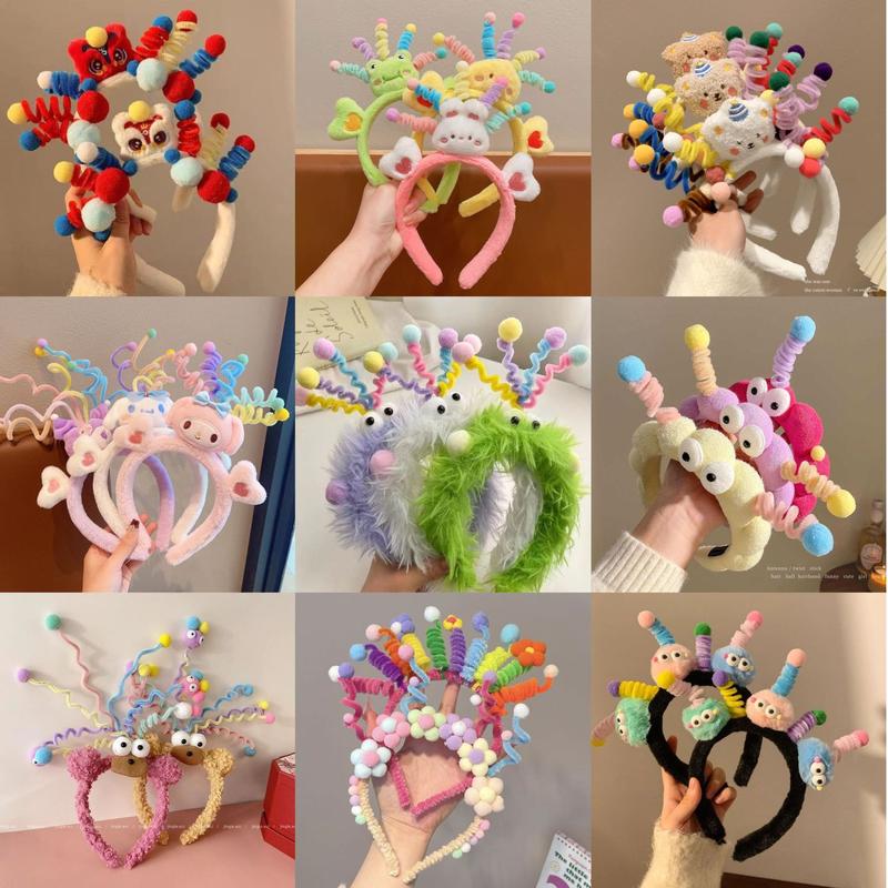 Creative Funny Twisted Stick Headband Party Cartoon Cute Colorful ...