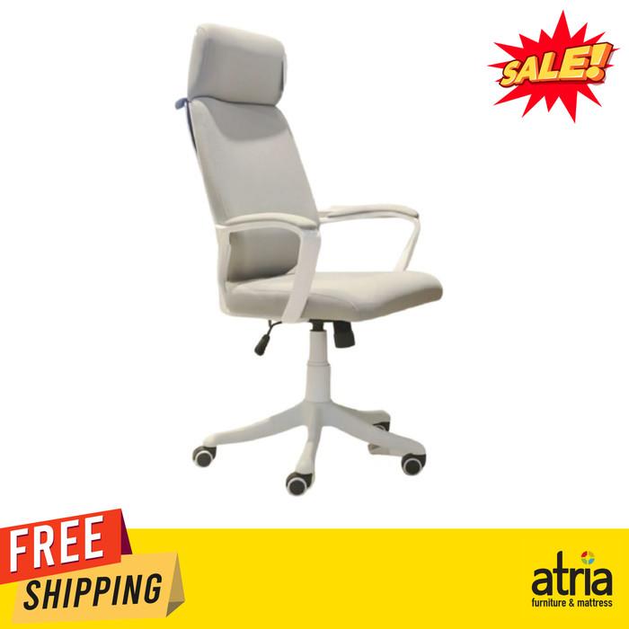 Atria Kursi Kantor High Pave Dark Grey - Shop | Tokopedia