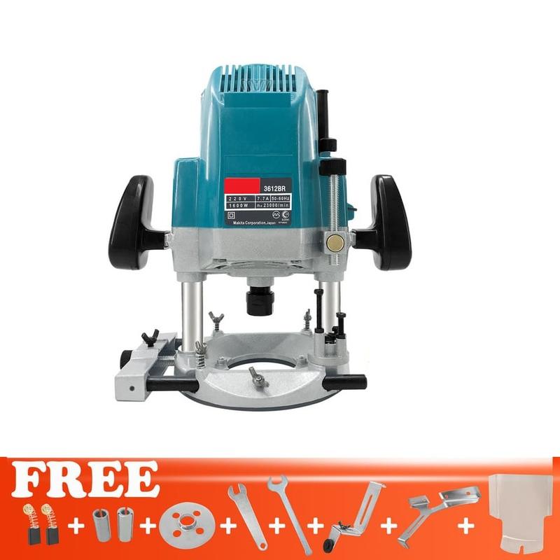 3612BR 12mm (1/2'') Plunge Wood Router 1600W High Speed Electric ...