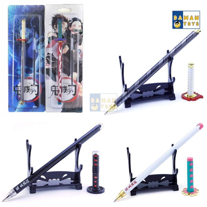 Jual DT Pulpen Pedang Anime Demon Slayer Kimetsu No Yaiba Pena Swordpen ...