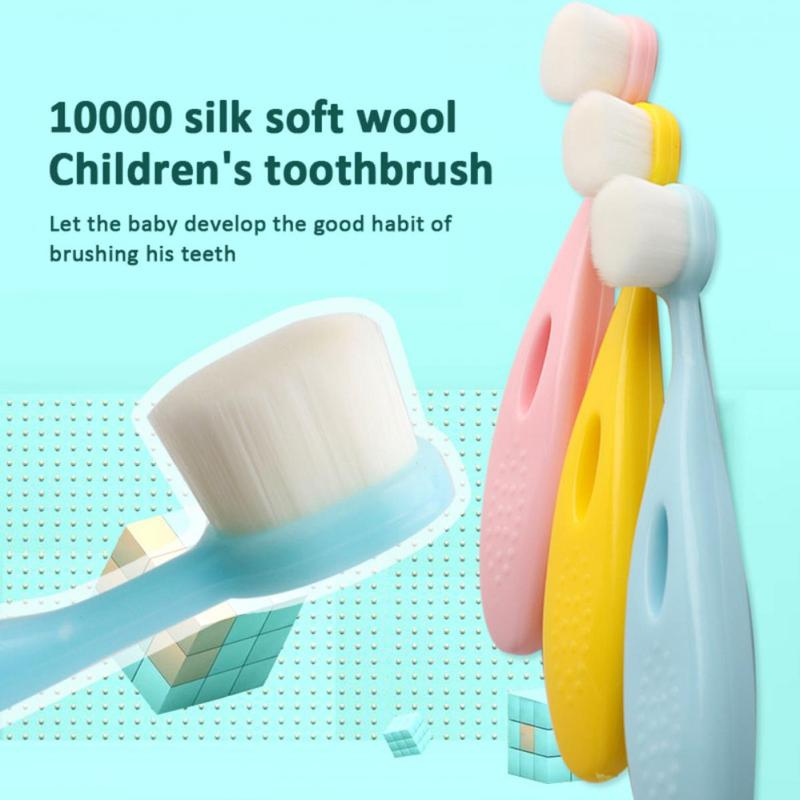 Children's Toothbrush With Thick Soft Bristles And Short Handle ...