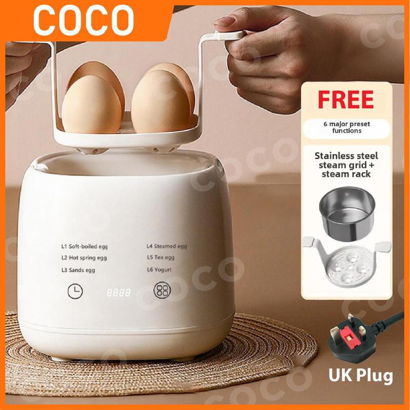 COCO Egg Cooker Multifunctional Four Egg Boiler Steamer Boiling ...