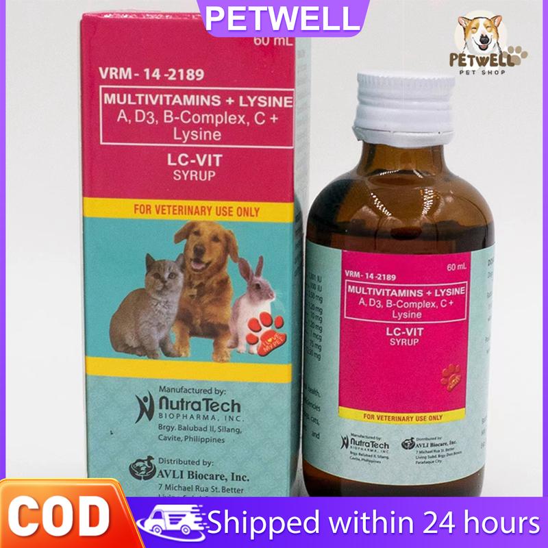 LC Vit Multi-vitamins Syrup, Pet Multivitamins Cat Dog Vitamins ...