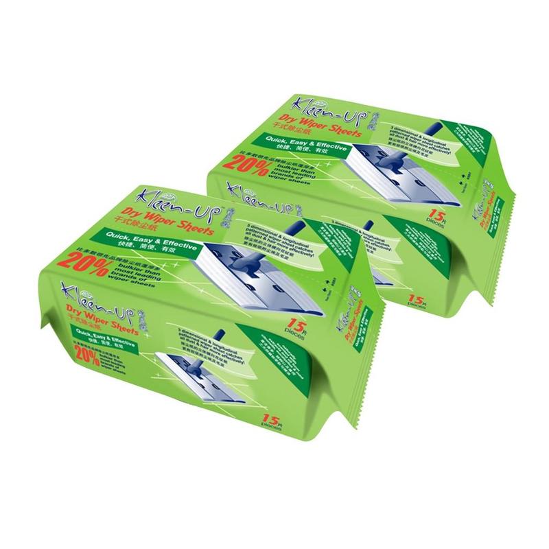 Kleen Up Wiper Dry Wiper Sheet Pack of 2 (2 x 15pcs) - TikTok Shop ...