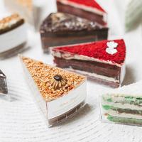 Jual Triangle Jar Mika Segitiga Pudding Slice Cake Kue Potong / Tempat ...