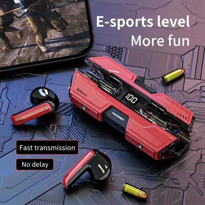Promo TWS Gaming GM 20 Wireless Bluetooth Earphone In Ear Headset 10D ...