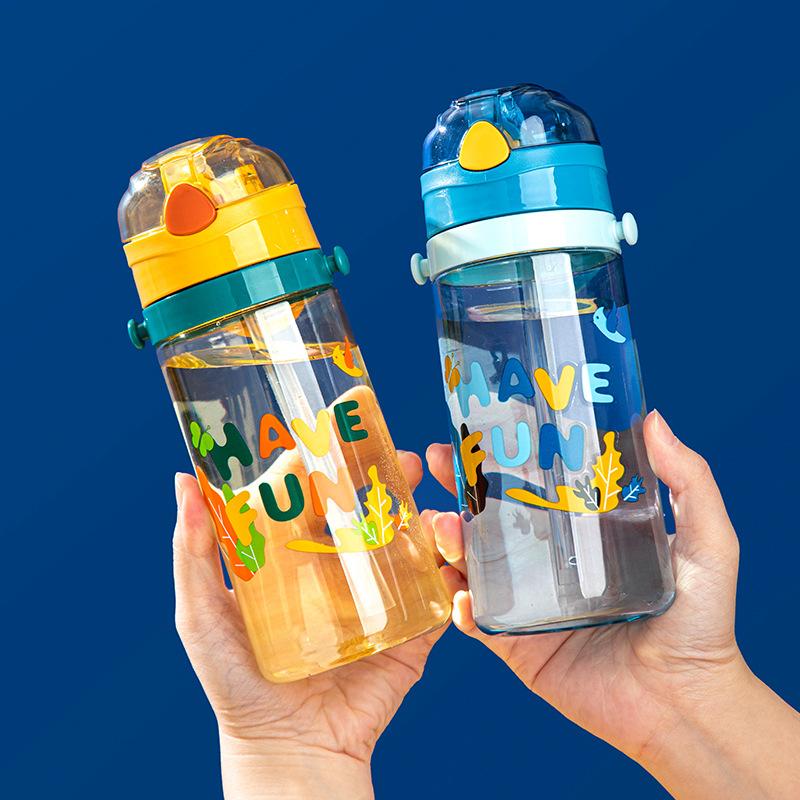 Stay Hydrated in Style: Student Water Bottle with Pop-up Lid - TikTok ...