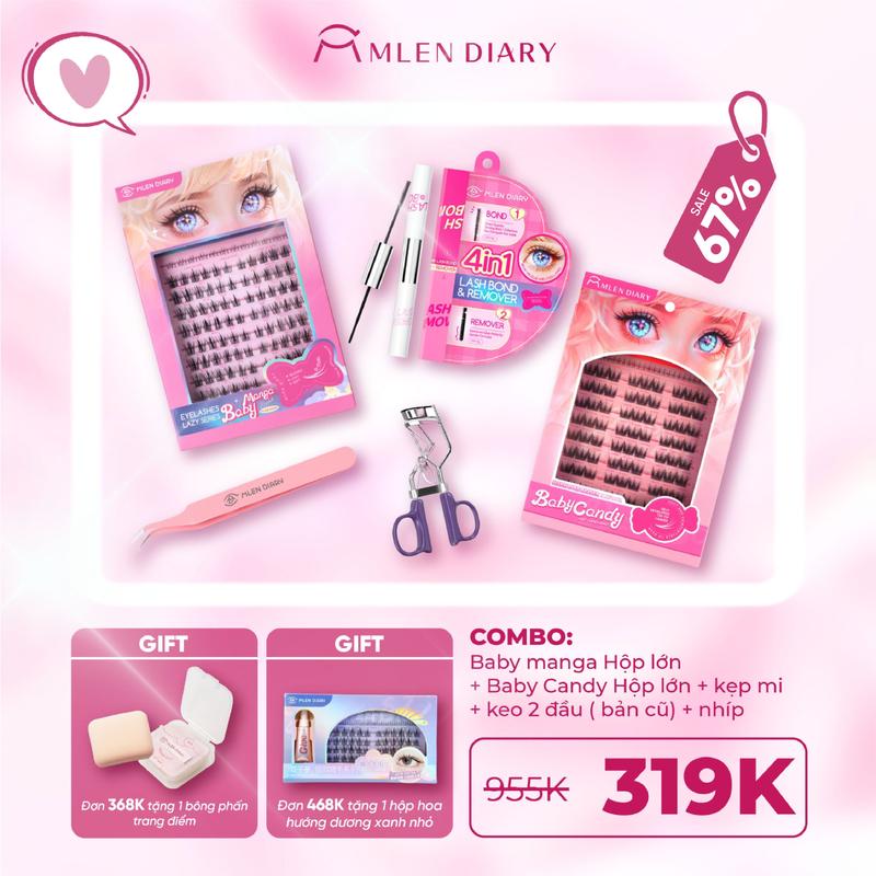 [ƯU ĐÃI LỚN] Mlen Diary - Combo Mi giả Mlen Diary Baby Manga - TikTok ...