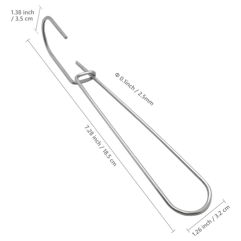 24 Pcs 7.3 Inch Metal Pattern Hooks Sewing Pattern Making Hanging ...