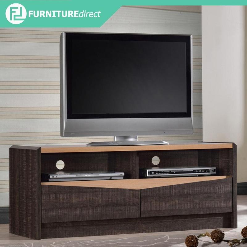LOFT Design LEENA 4 feet TV cabinet with 2 drawers/ rak tv/ rak ...
