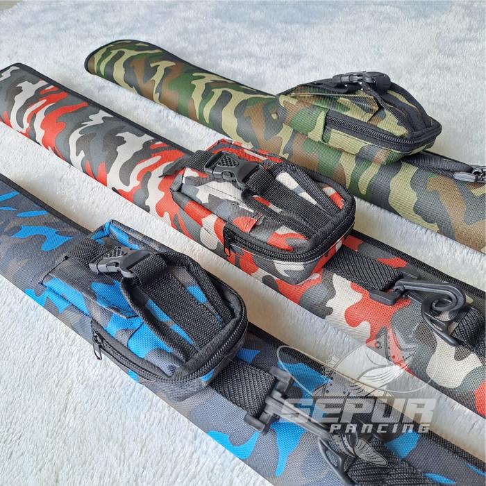 Jual Tas Joran Model Samurai Hard Case / Tas Tegek Motif Camo (80cm ...