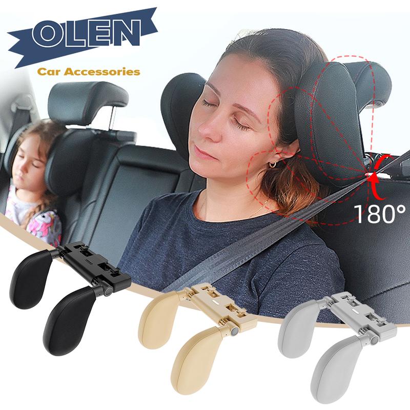 New Car Neck Headrest Pillow Adjustable Angle Support Travel - TikTok ...