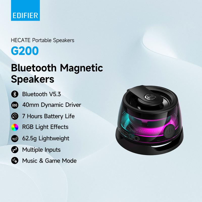 Edifier Hecate G200 Magnetic Portable Speaker - Bluetooth V5.3 - TikTok ...