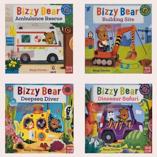 [Celito] Bizzy Bear - Buku Boardbook Anak - Push Pull Slide - Shop ...