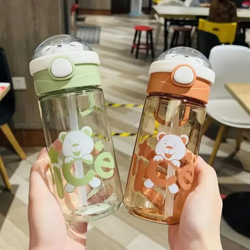 Botol Air Plastik, Reka Bentuk Comel, 550 / 650ml, Mudah Alih, - TikTok ...