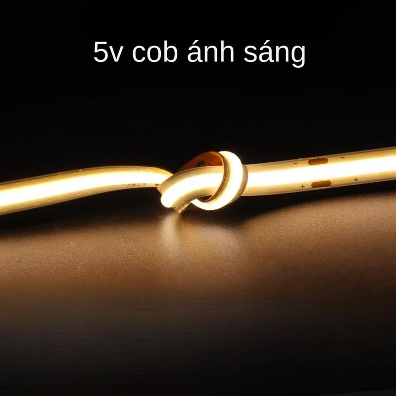Dải đèn LED COB, 5V, độ sáng: 1 / 2 / 3 / 5m, thích hợp để trang ...
