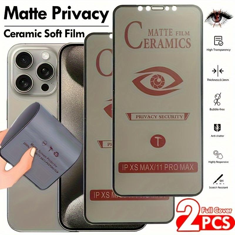 iPhone 15 Pro Max/14/13/12/11 Special Matte Ceramic Privacy Screen ...
