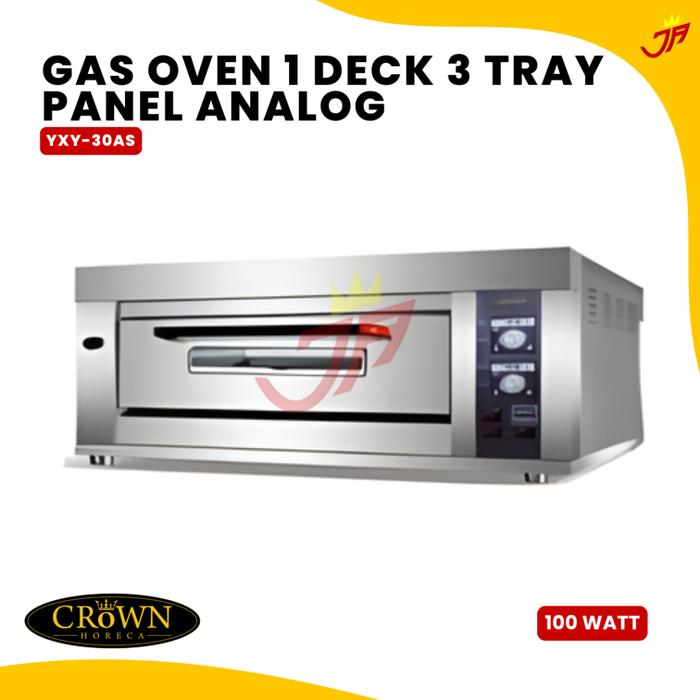 Jual CROWN Gas Baking Oven 1 Deck 3 Tray / Oven Gas Roti & Kue YXY-30AS ...