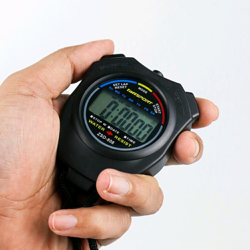 Stopwatch Profesional LCD Dengan Strap - ZSD-808 - Shop | Tokopedia