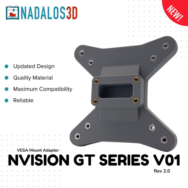 [Nadalos 3D] VESA Mount Adapter - Nvision GT Series v01 - TikTok Shop Philippines