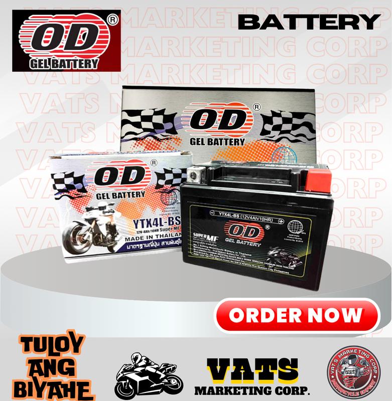 OD BATTERY (YB3L-BS/YTZ7V/TYZ7S/YTX9-BS/12N5L-BS/YTX5L-BS/YTX7A-BS ...