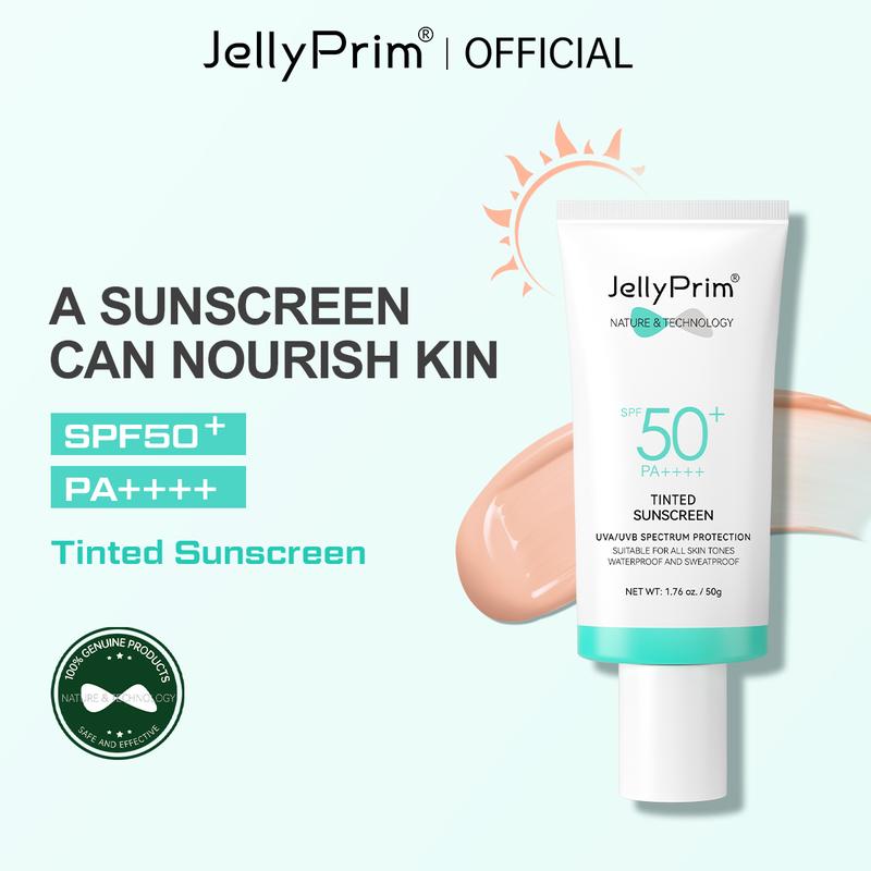 JellyPrim Tinted Sunscreen 50g SPF50 PA++++ Waterproof Sweatproof ...